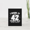 42 Year Old Sarcastic Meme Funny 42nd Birthday Card | Zazzle