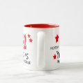42nd anniversary, 42 Years Wedding Anniversaries Two-Tone Coffee Mug ...