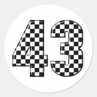 Number 43 Stickers | Zazzle