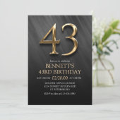 43rd Birthday Invitation | Zazzle