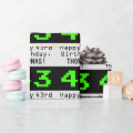 43rd Birthday - Nerdy / Geeky Style "43" and Name Wrapping Paper | Zazzle