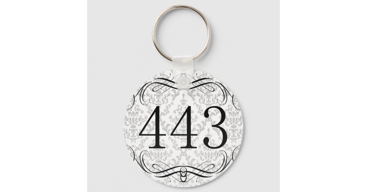 443 Area Code Keychain | Zazzle