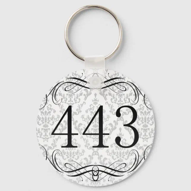 443 Area Code Keychain | Zazzle