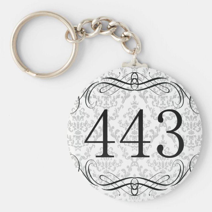 443 Area Code Keychain | Zazzle