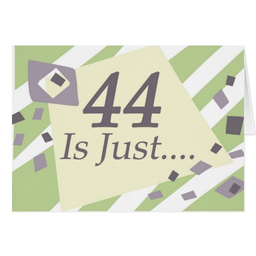 44th Birthday Card | Zazzle
