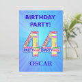 44th Birthday Party Invitation Add a Name | Zazzle