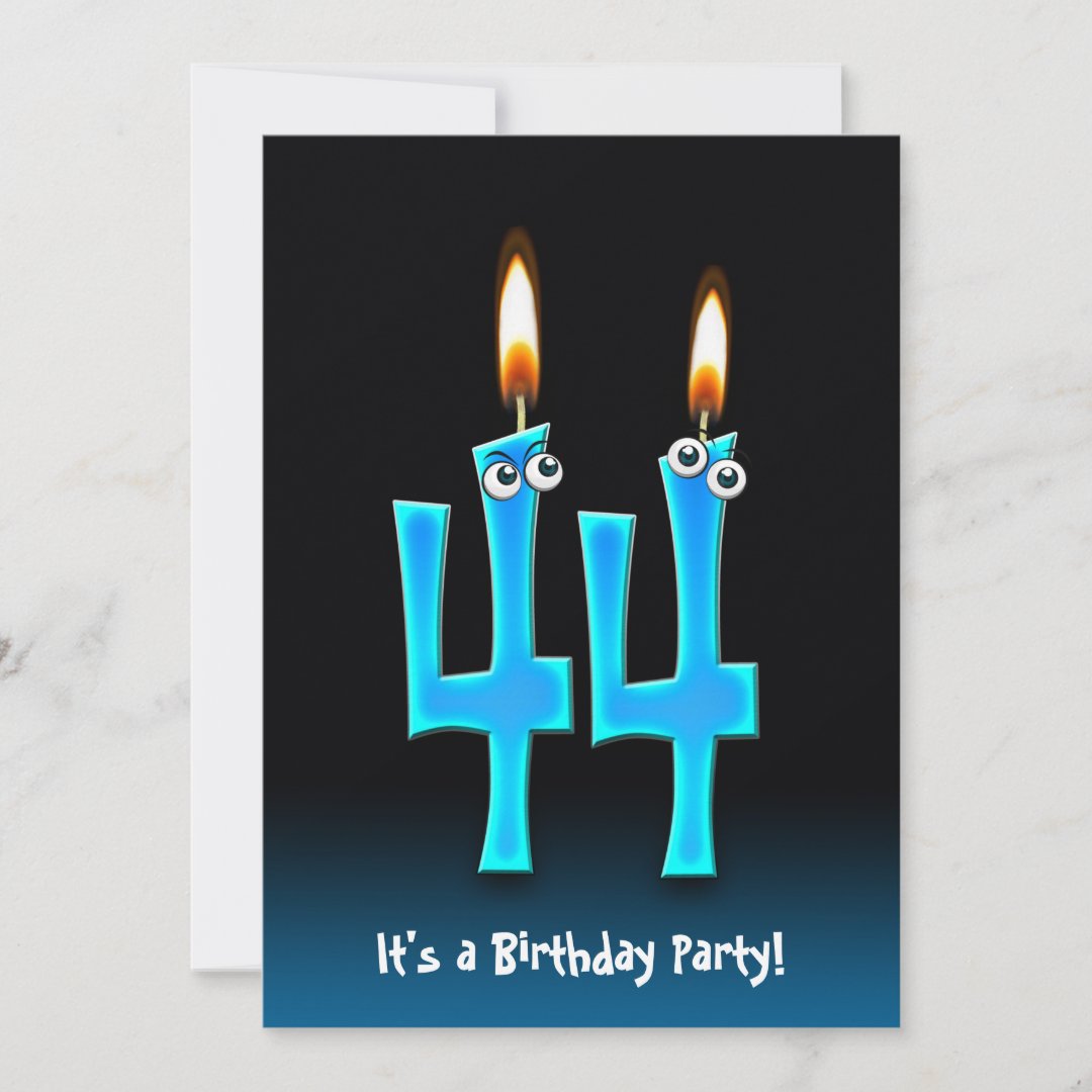 44th Birthday Party Invite | Zazzle