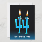 44th Birthday Party Invite | Zazzle