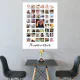 45 Photo Collage and Text Personalized Poster | Zazzle