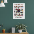45 Photo Collage and Text Personalized Poster | Zazzle