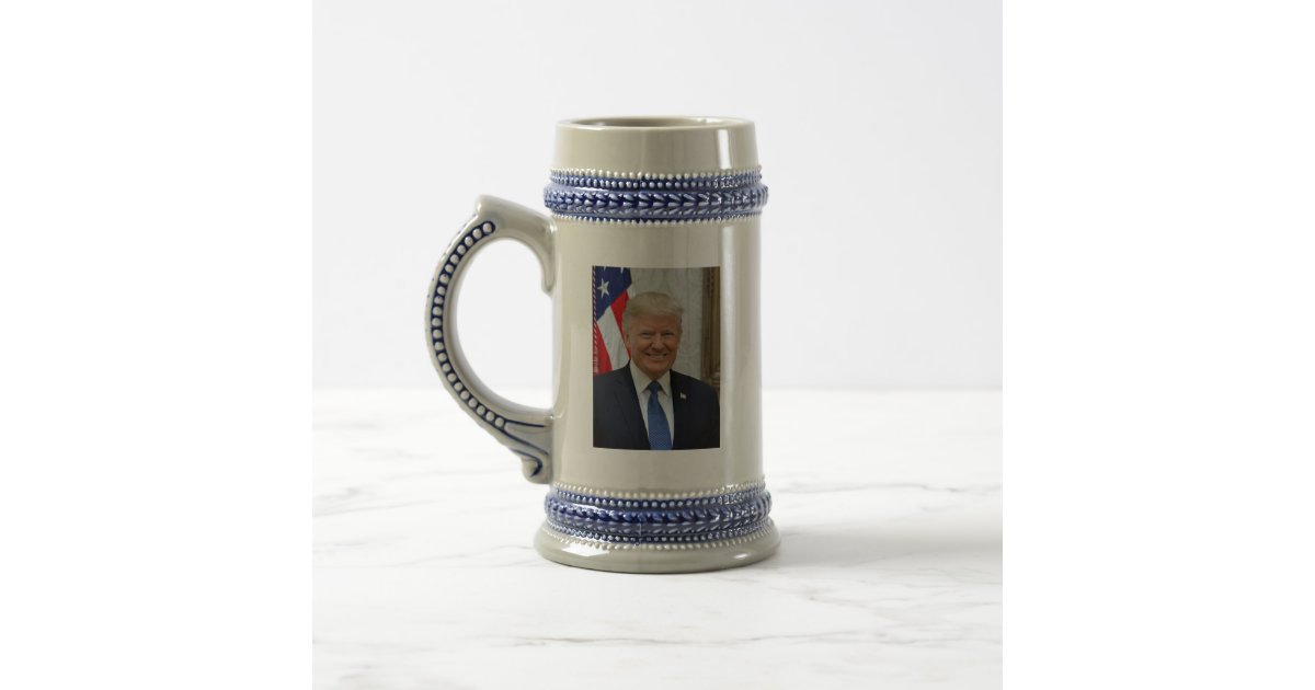 45 President Donald Trump Beer Stein | Zazzle