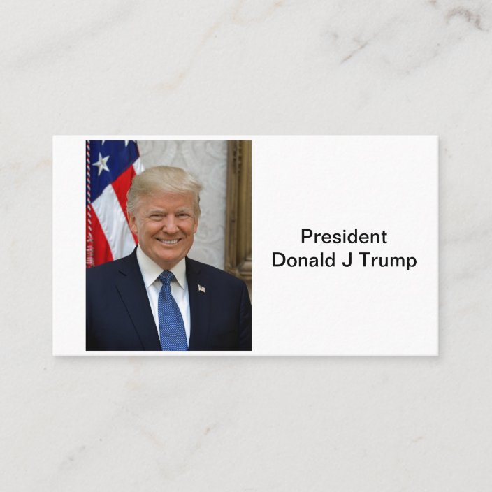 45 President Donald Trump Business Card | Zazzle.com