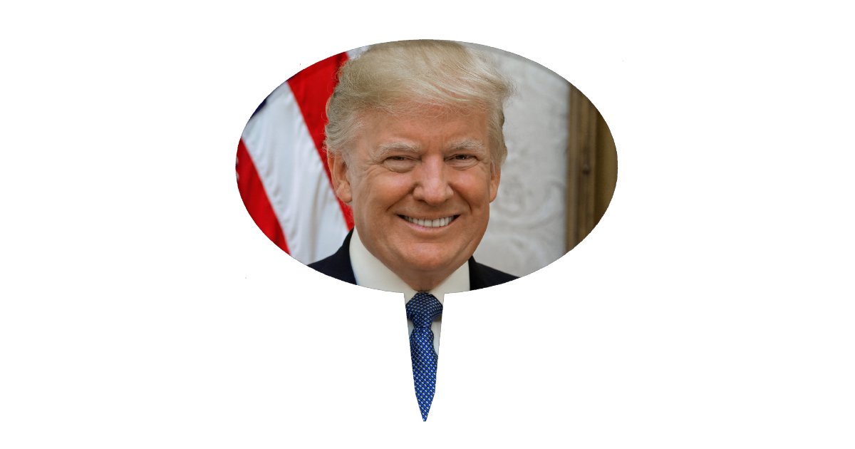 45 President Donald Trump Cake Topper | Zazzle