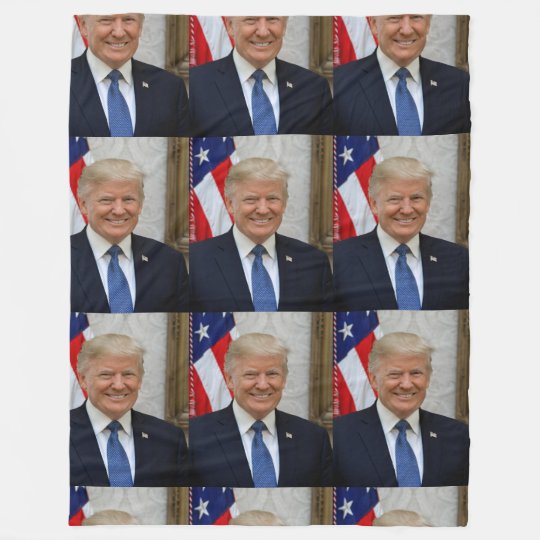 45 President Donald Trump Fleece Blanket | Zazzle.com