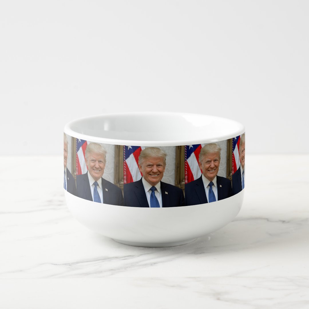 45 President Donald Trump Soup Mug | Zazzle