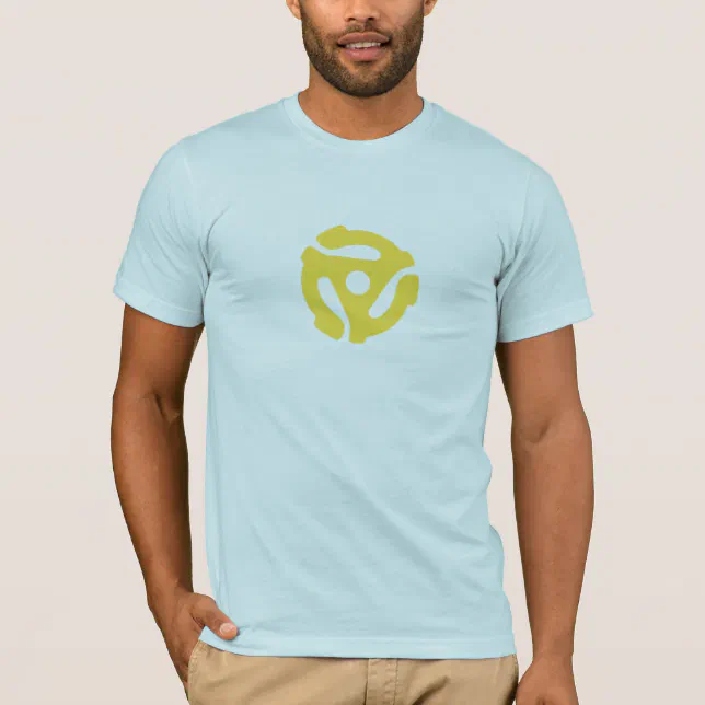 45 Record Adapter T-Shirt | Zazzle