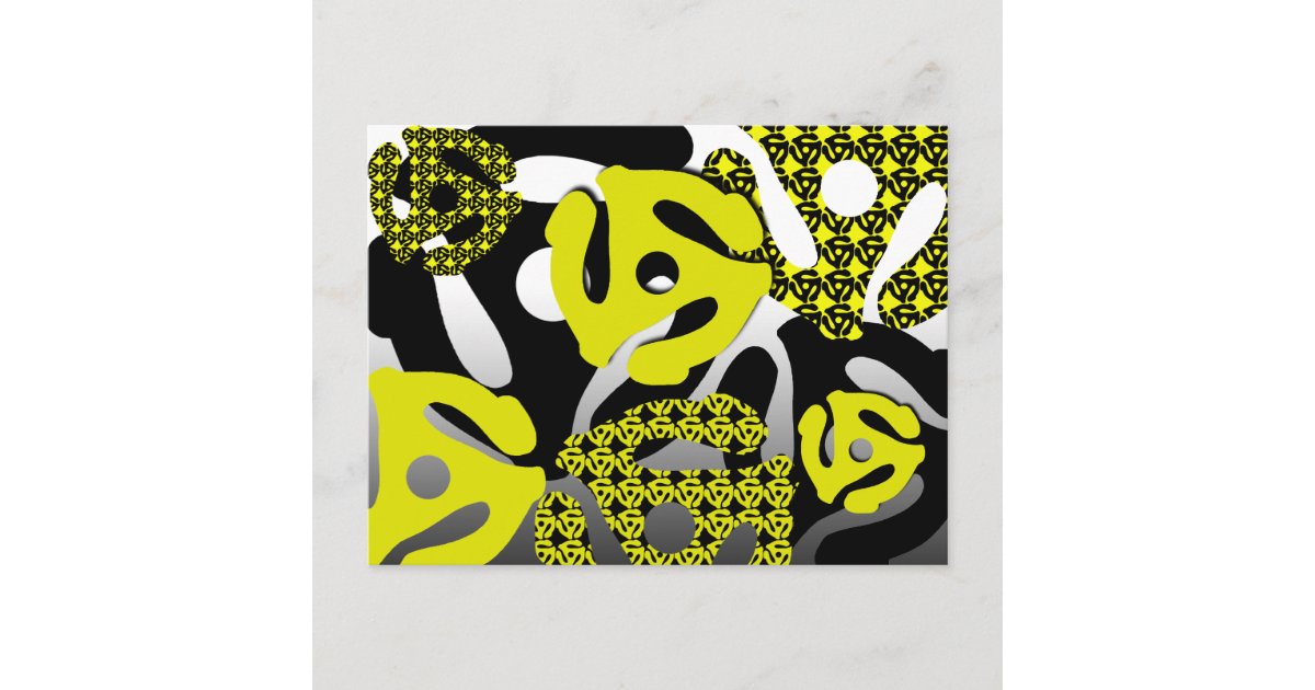 45 RPM Record Insert Postcard | Zazzle