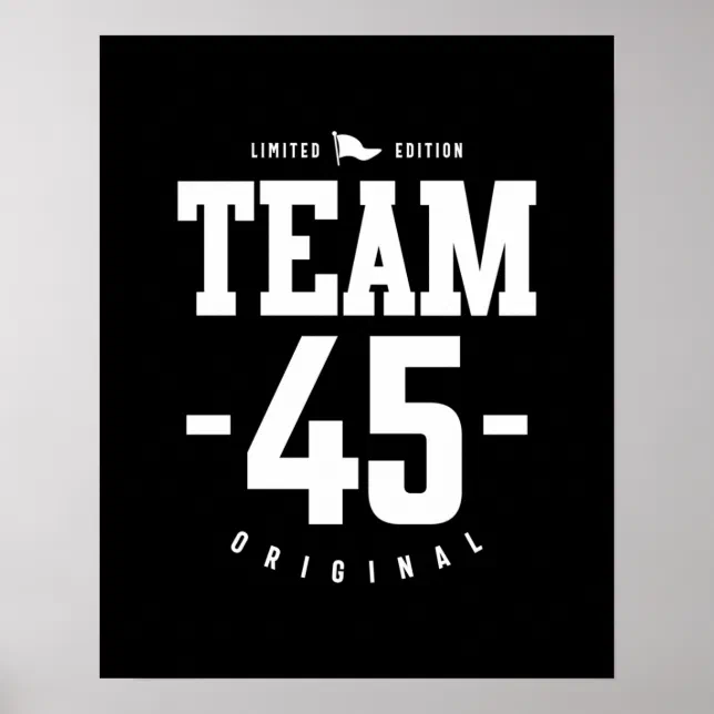 45 Years Old - 45th Birthday Funny Gift Poster | Zazzle