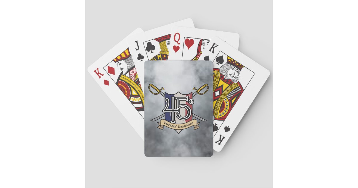 45e Playing Cards | Zazzle