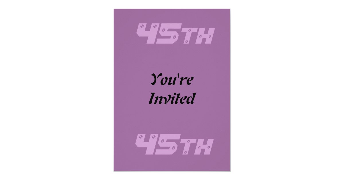 45 Text Message Birthday Invitation