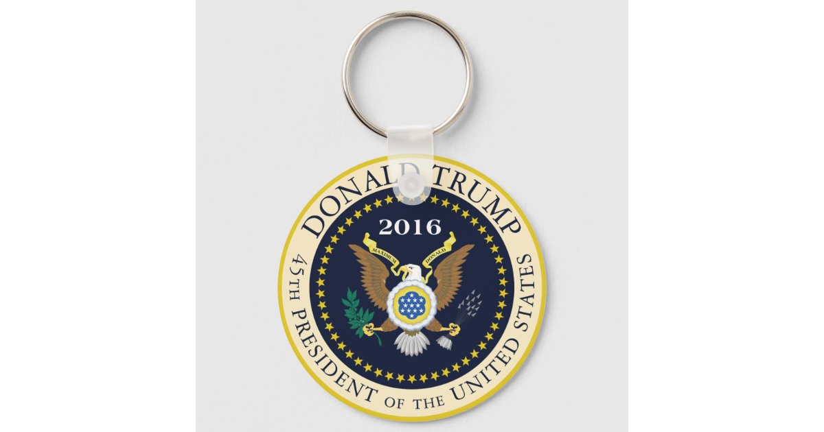 45th President of the United States Keychain | Zazzle