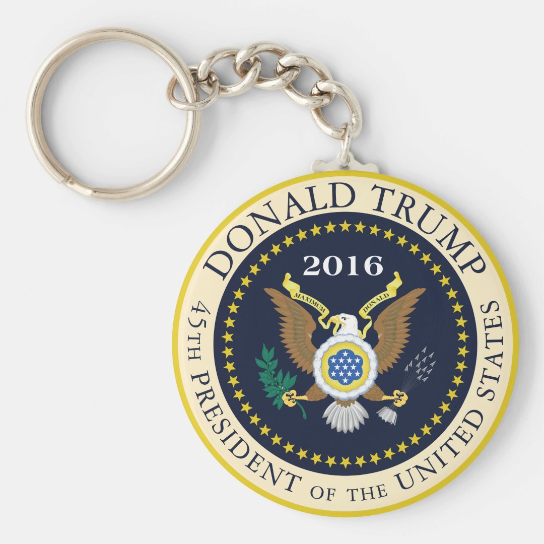 45th President of the United States Keychain | Zazzle