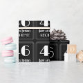 46th Birthday - Art Deco Inspired Look "46", Name Wrapping Paper | Zazzle