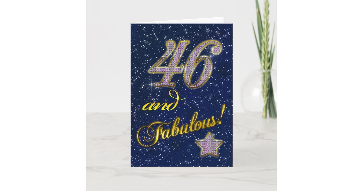 46th Birthday party Invitation | Zazzle