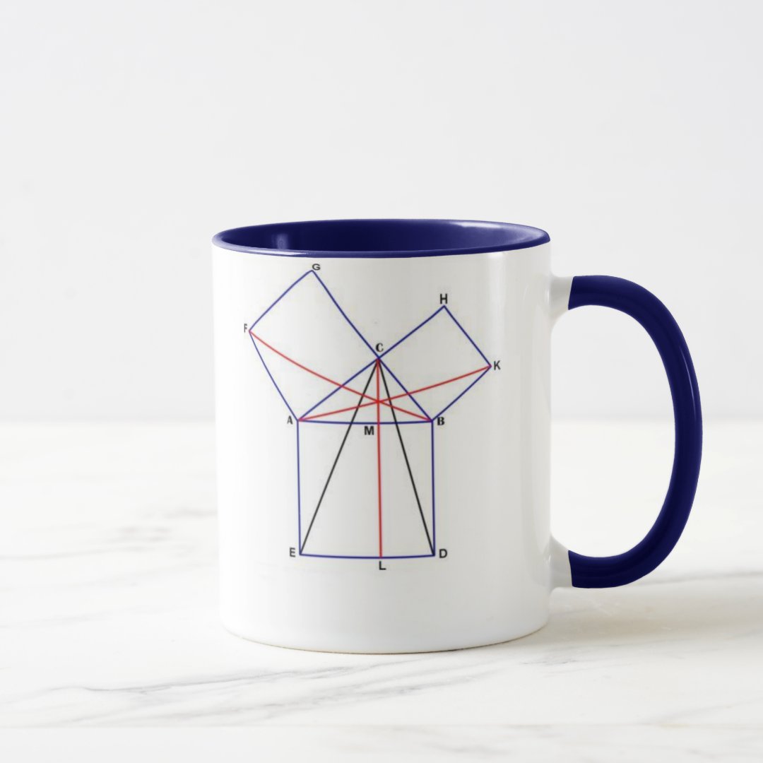 47th problem of euclid mug | Zazzle