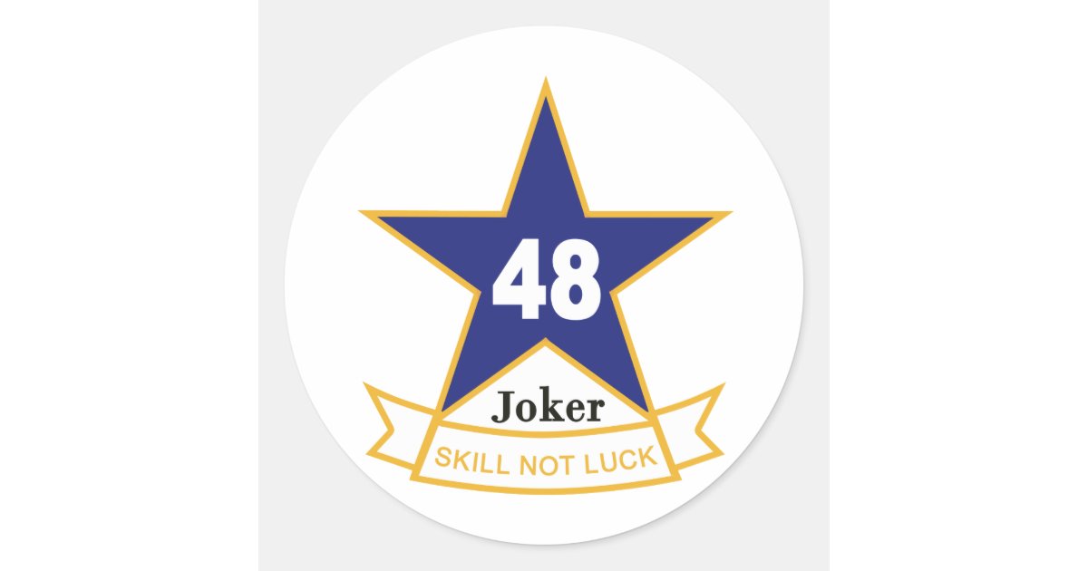 48th AHC Classic Round Sticker | Zazzle
