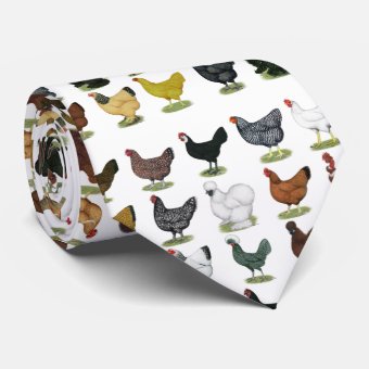 49 Chicken Hens Neck Tie | Zazzle