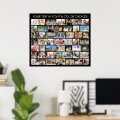 49 Photo Collage Multiple Shapes Personalized Poster | Zazzle