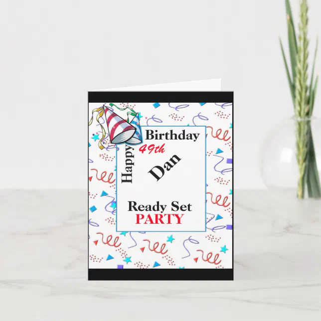 49th Birthday Card | Zazzle