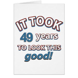 49th Birthday Cards | Zazzle