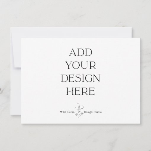 4.5x6.25" Card Printing | Upload Your Own Insert | Zazzle