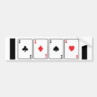 Four Aces Stickers | Zazzle