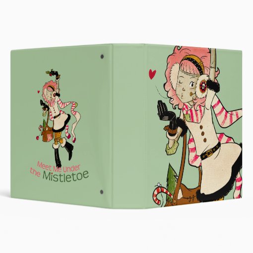 4 Little Monsters - Nessa Holiday Binder | Zazzle