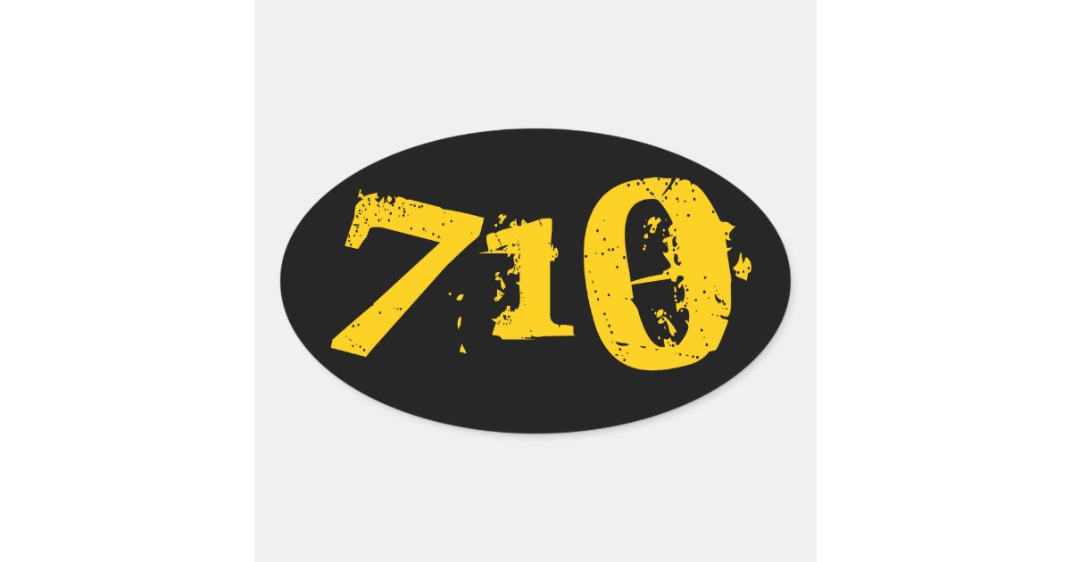 4 Pack -710 Oil Sticker Round | Zazzle