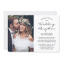 4 Photo At Last Marriage Celebration Wedding Invitation | Zazzle