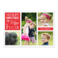 4 Photo | Holiday Photo Card | Zazzle