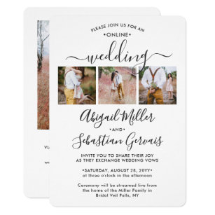 Virtual Wedding Invitations | Zazzle