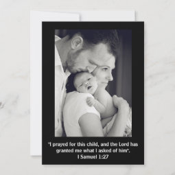 4 Photos Collage Vertical -Birth Announcement | Zazzle