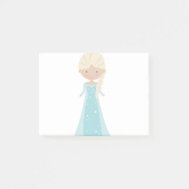 4 x 3 Post It Notes -- Animated Elsa from Frozen | Zazzle