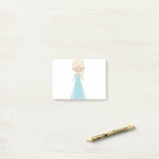 4 x 3 Post It Notes -- Animated Elsa from Frozen | Zazzle