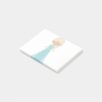 4 x 3 Post It Notes -- Animated Elsa from Frozen | Zazzle