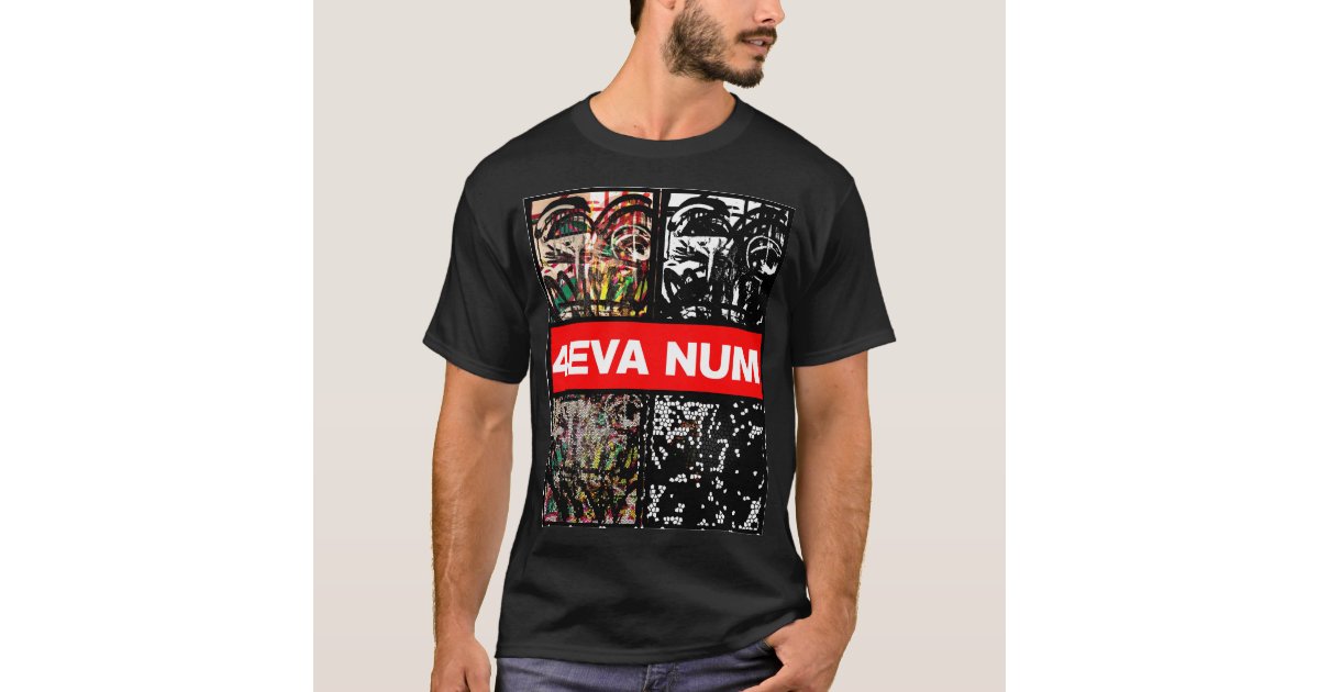 4EVA NUM ICON FACES T-Shirt | Zazzle