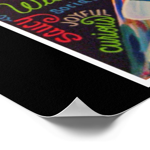 4p- Word Collage Poster | Zazzle