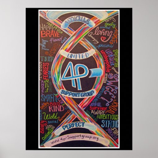 4p- Word Collage Poster | Zazzle