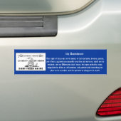 4th Amendment Bumper Sticker | Zazzle