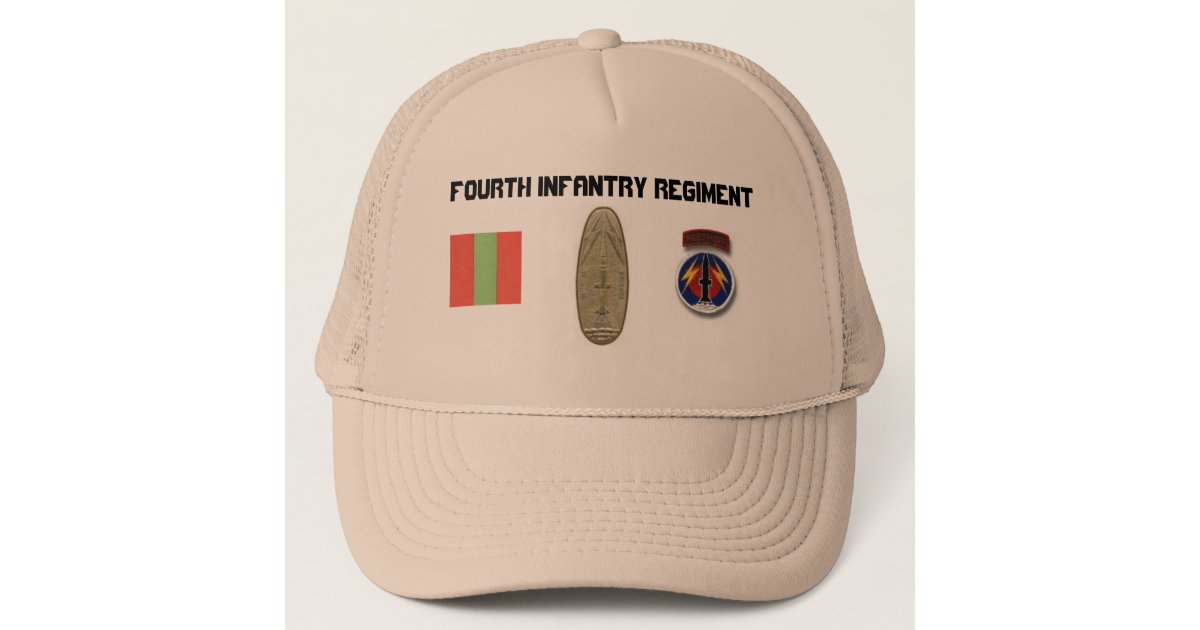 4th INF 56th FA Pershing Professional Trucker Hat | Zazzle